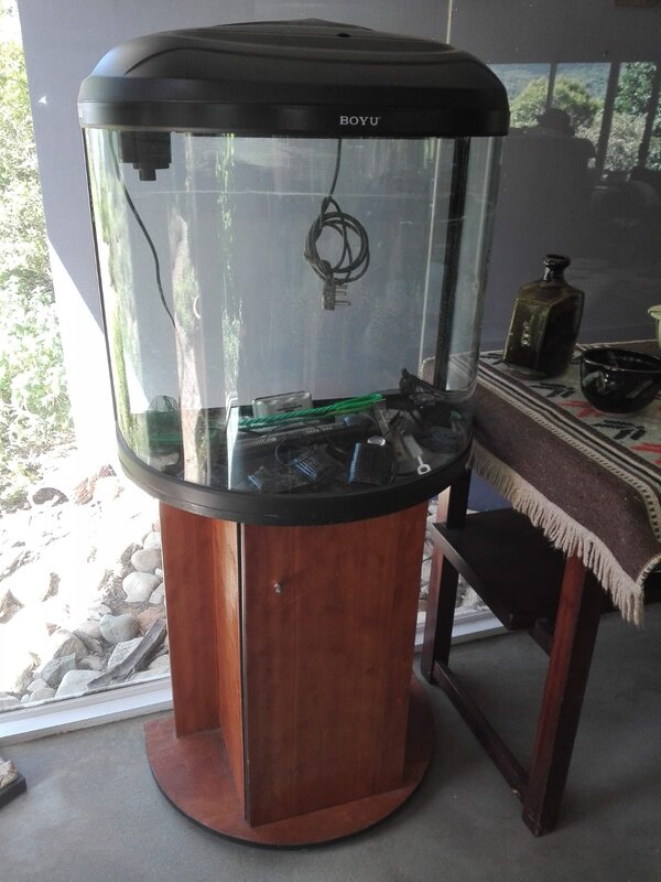 For Sale: - Boyu 86 litre halfmoon tank and stand - BYG-86 | Tropical ...